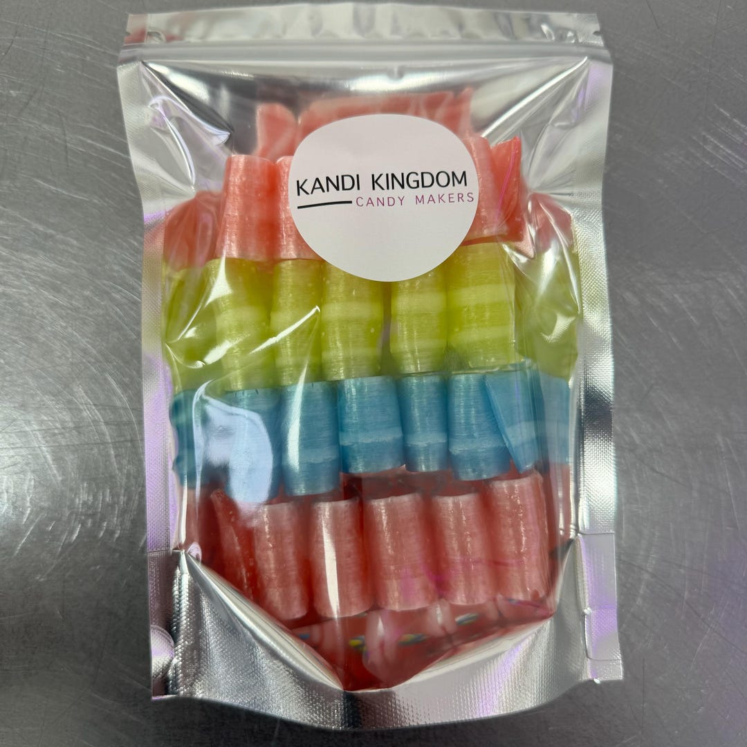 Ribbon Candy, RGB, Handmade Hard Candy. - Etsy