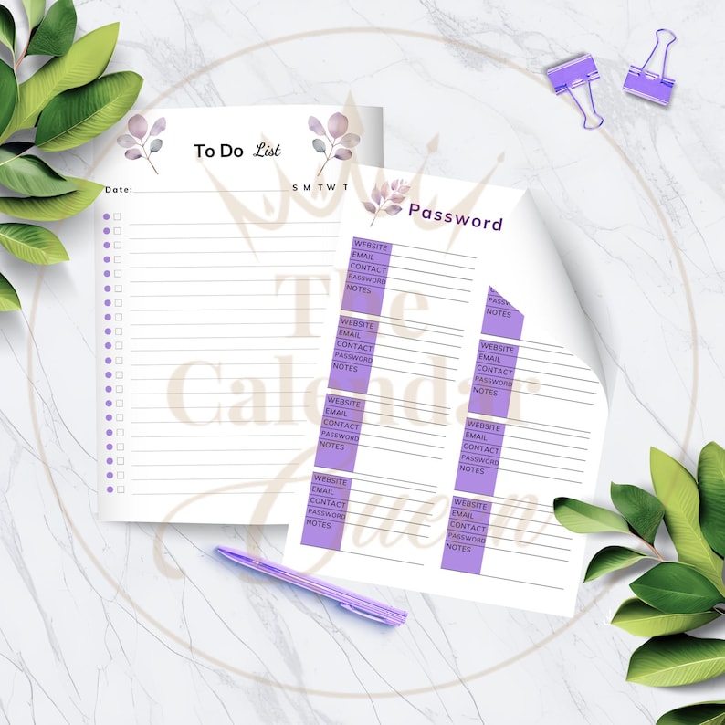 2025 Printable Planner Template INSTANT DOWNLOAD A3/US Letter Size ...