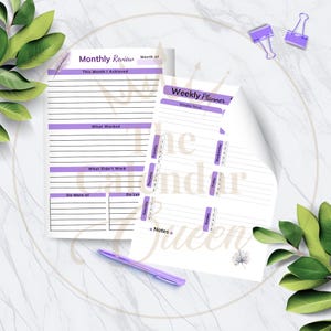 2025 Printable Planner Template INSTANT DOWNLOAD A3/US Letter Size ...