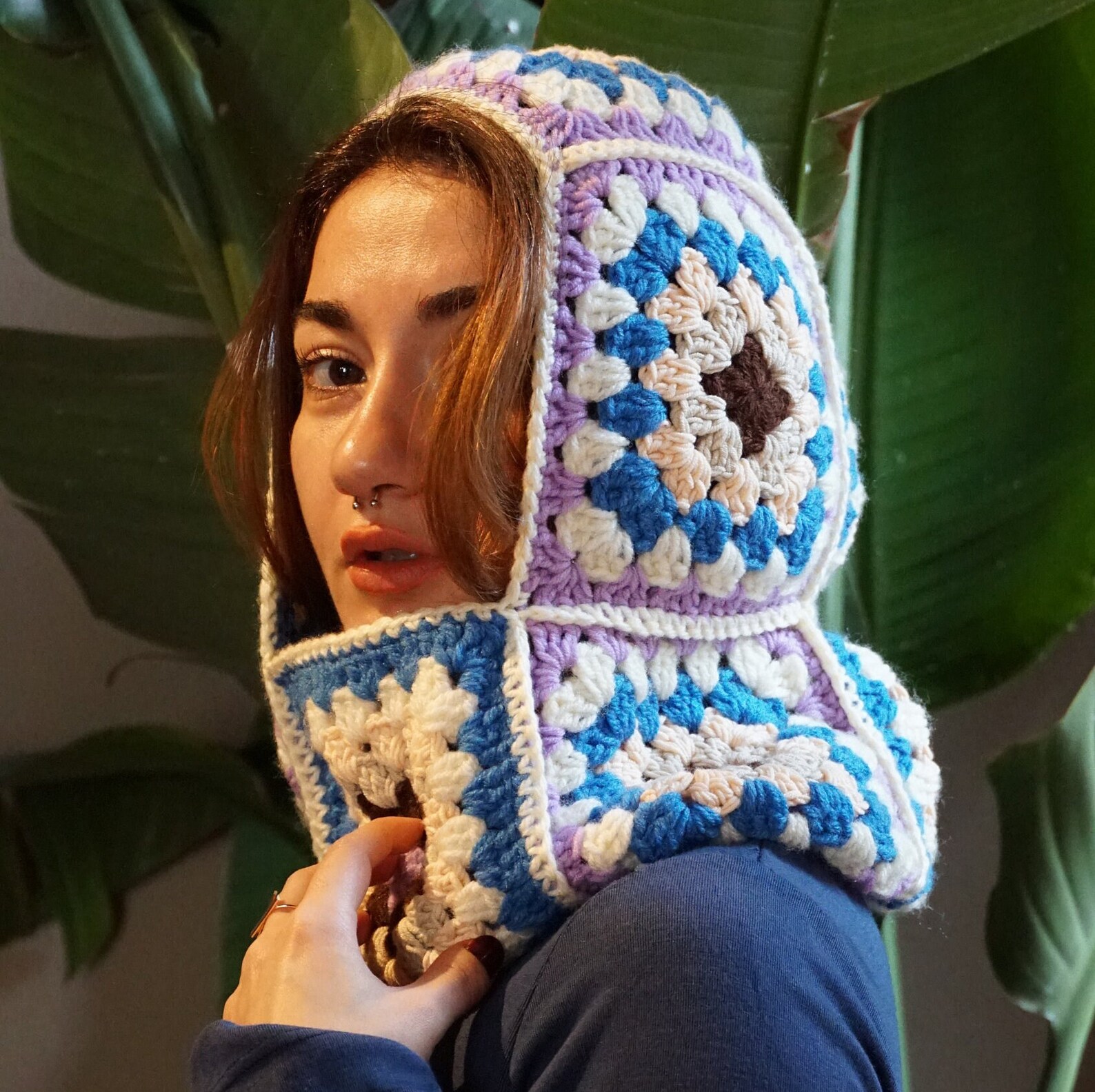 Crochet Balaclava, Handmade Unisex Hat, Crochet Winter Hat, Gift for ...
