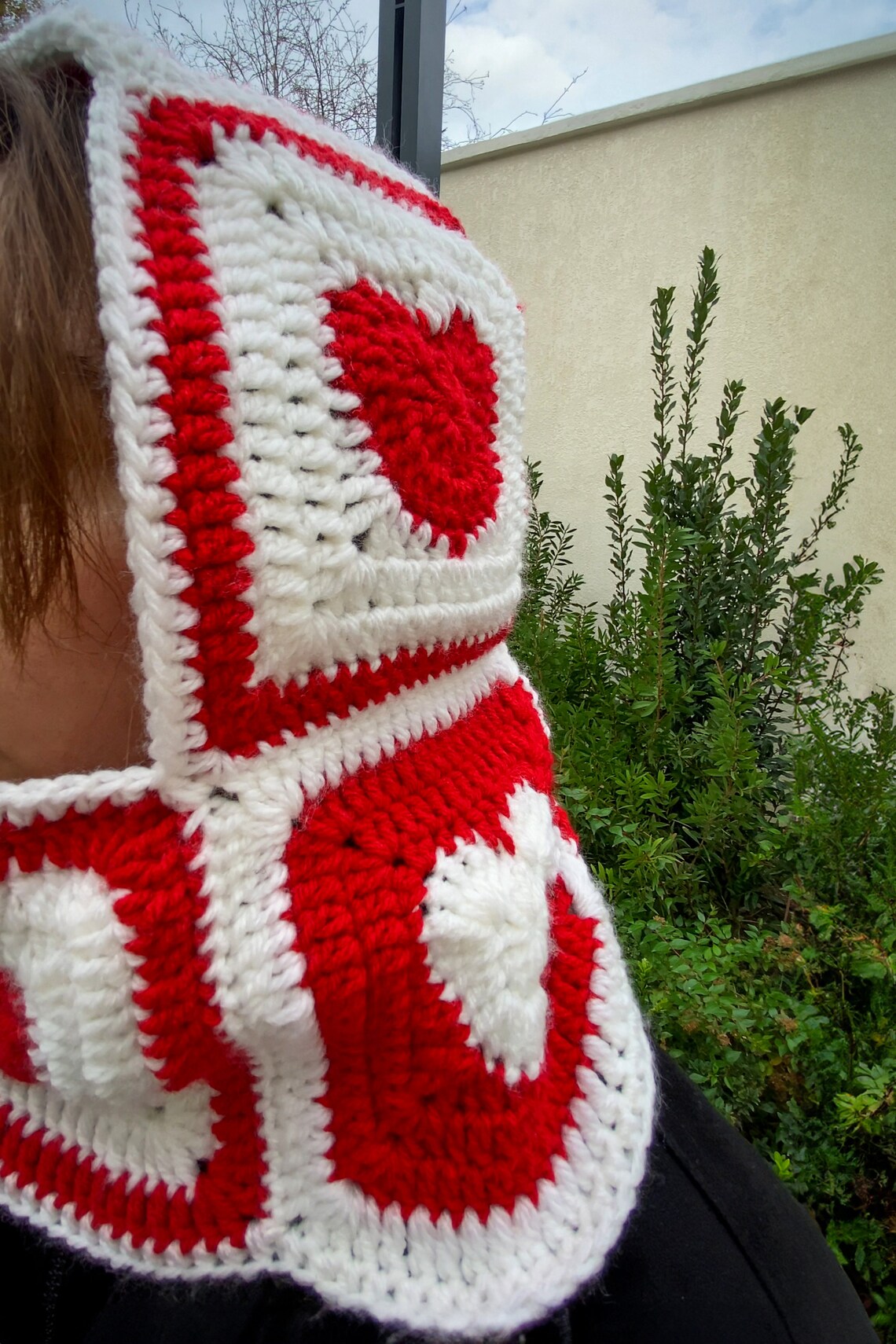 Red Heart Balaclava, Knitted Balaclava Mask, Ski Mask Balaclava ...