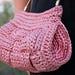 Rose Pink Woven Chain Shoulder Bag | Handmade | Basket Weave ...