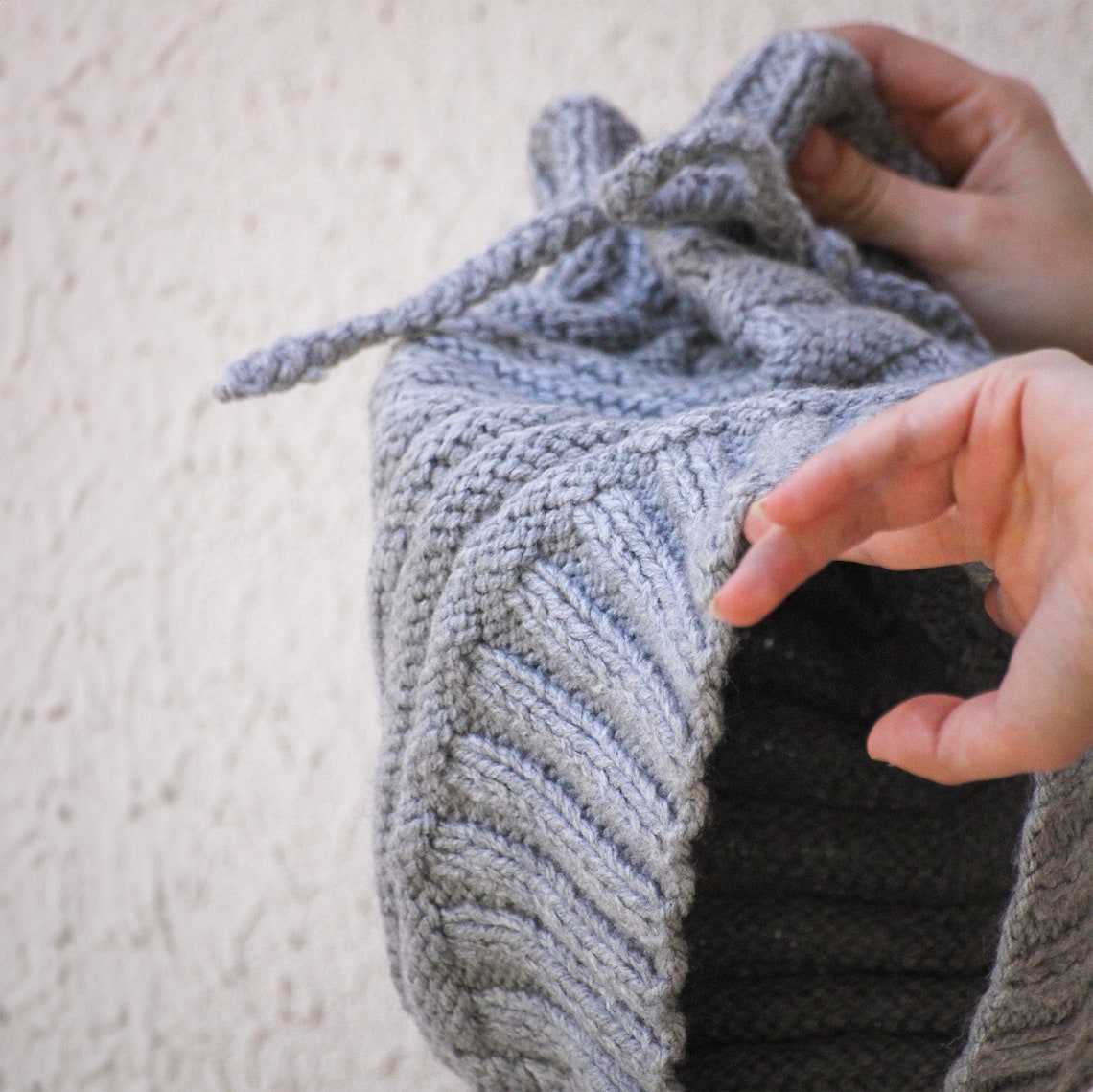 Multi-purpose Slouchy Beanie, Accordion Embroidered Hat, Winter Crochet ...