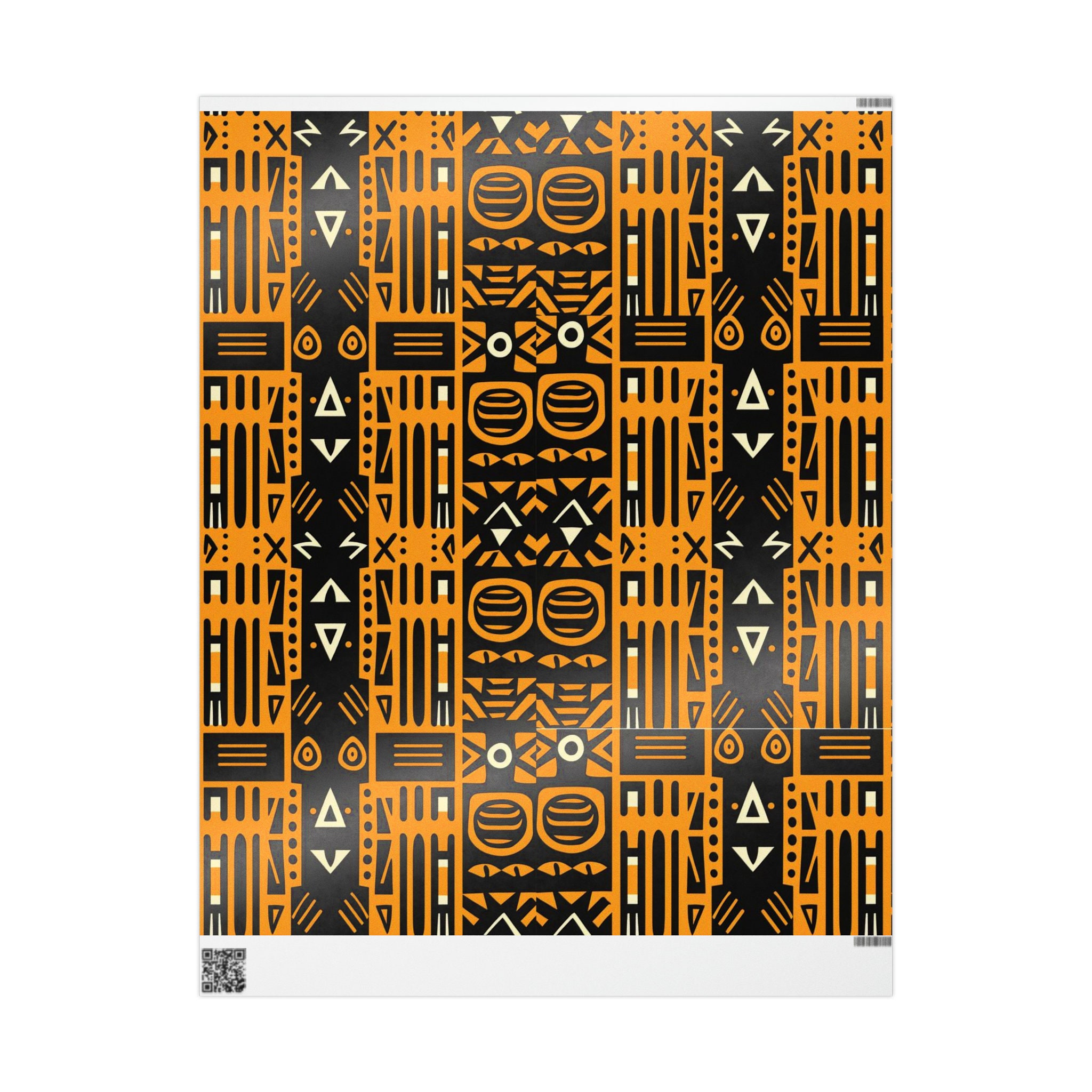 Black Love Gift Wrap African Pattern Wrapping Paper Holiday Gifts ...