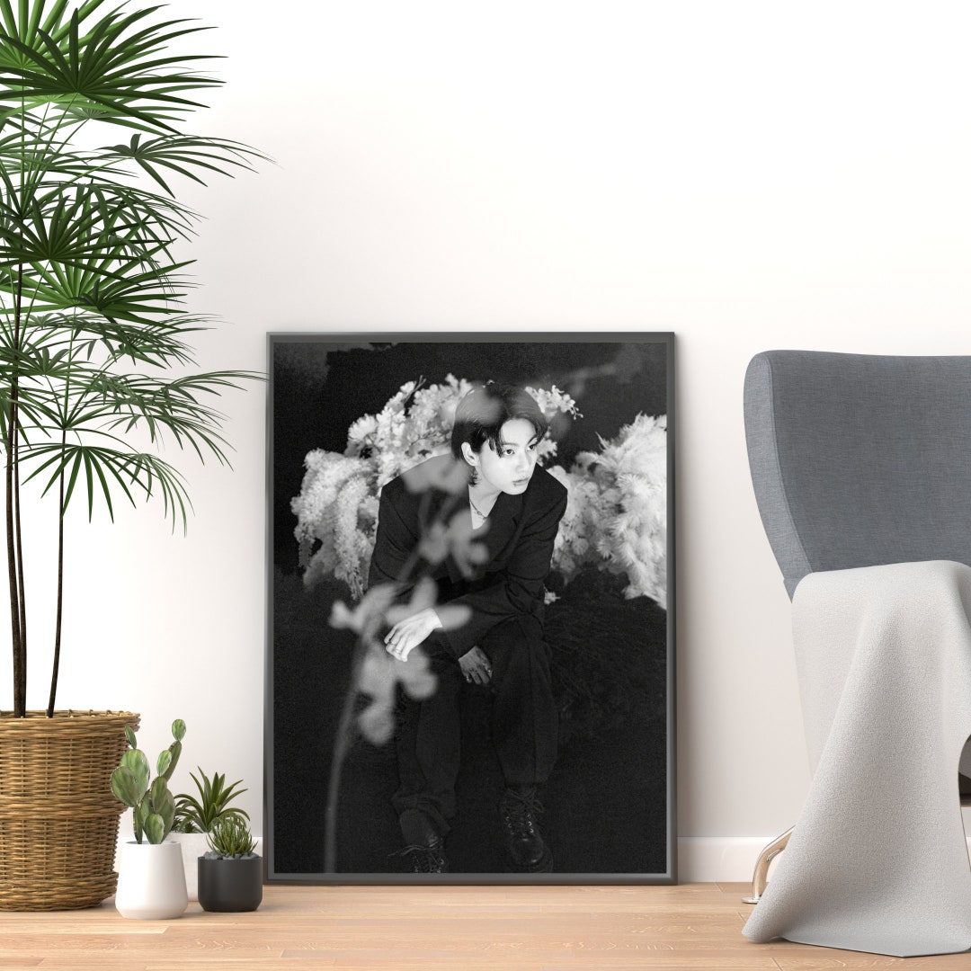 BTS Jungkook Poster Jungkook Wall Art BTS Minimalistic Art - Etsy