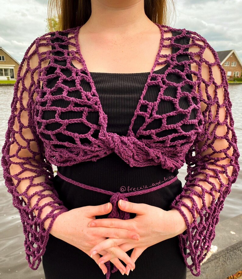 Aphrodite Mesh Top Crochet Pattern – Goddess Cover-up (PDF Pattern) - Etsy