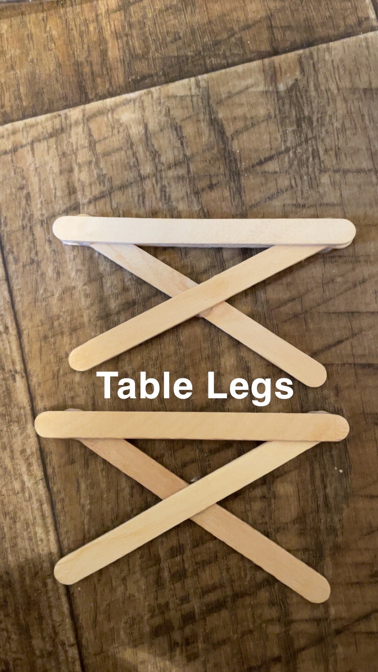 Kids Picnic Table Craft popsicle Sticks - Etsy