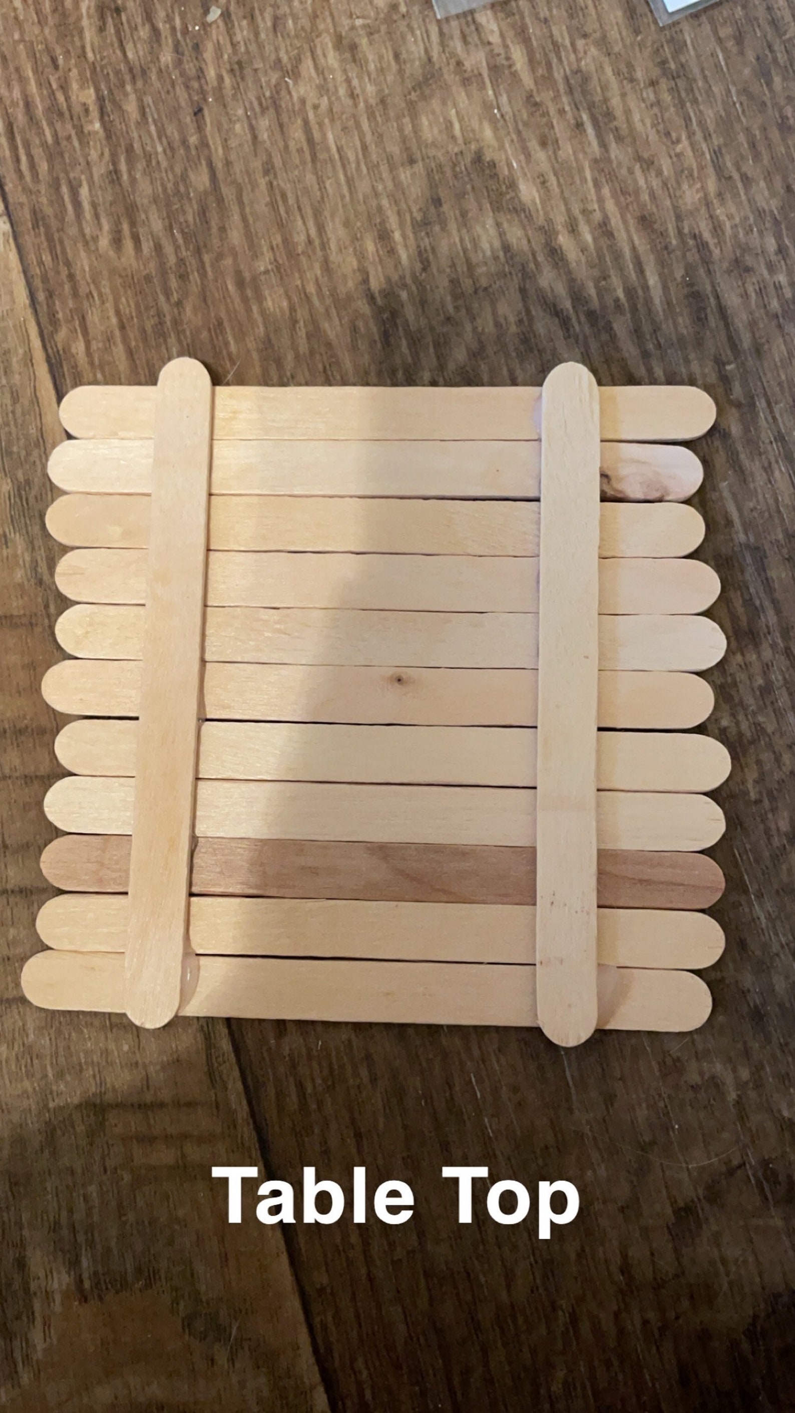 Kids Picnic Table Craft popsicle Sticks - Etsy