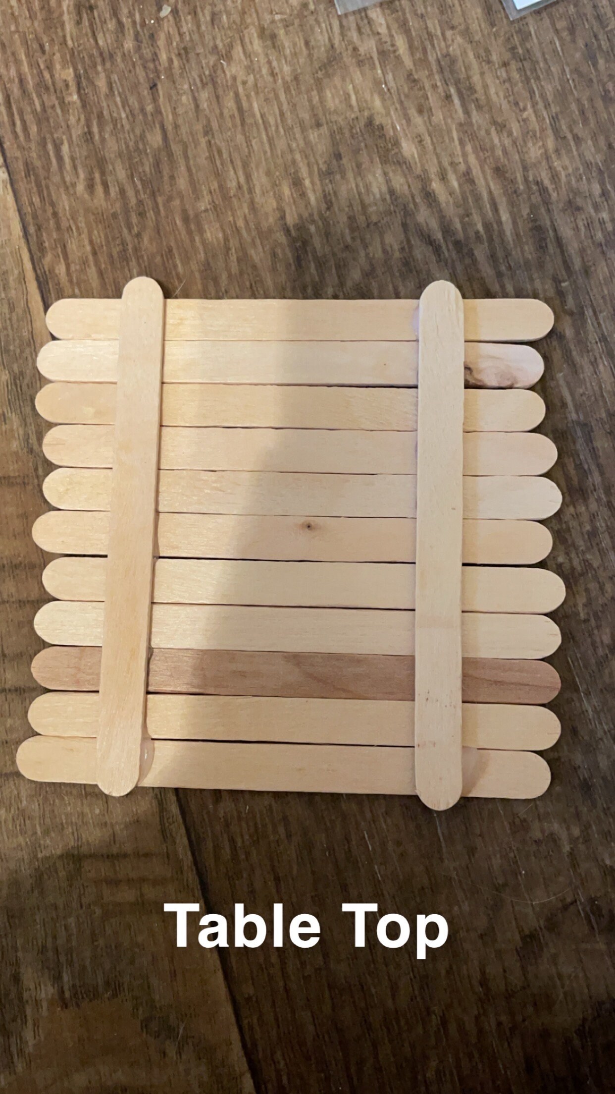 Kids Picnic Table Craft popsicle Sticks - Etsy