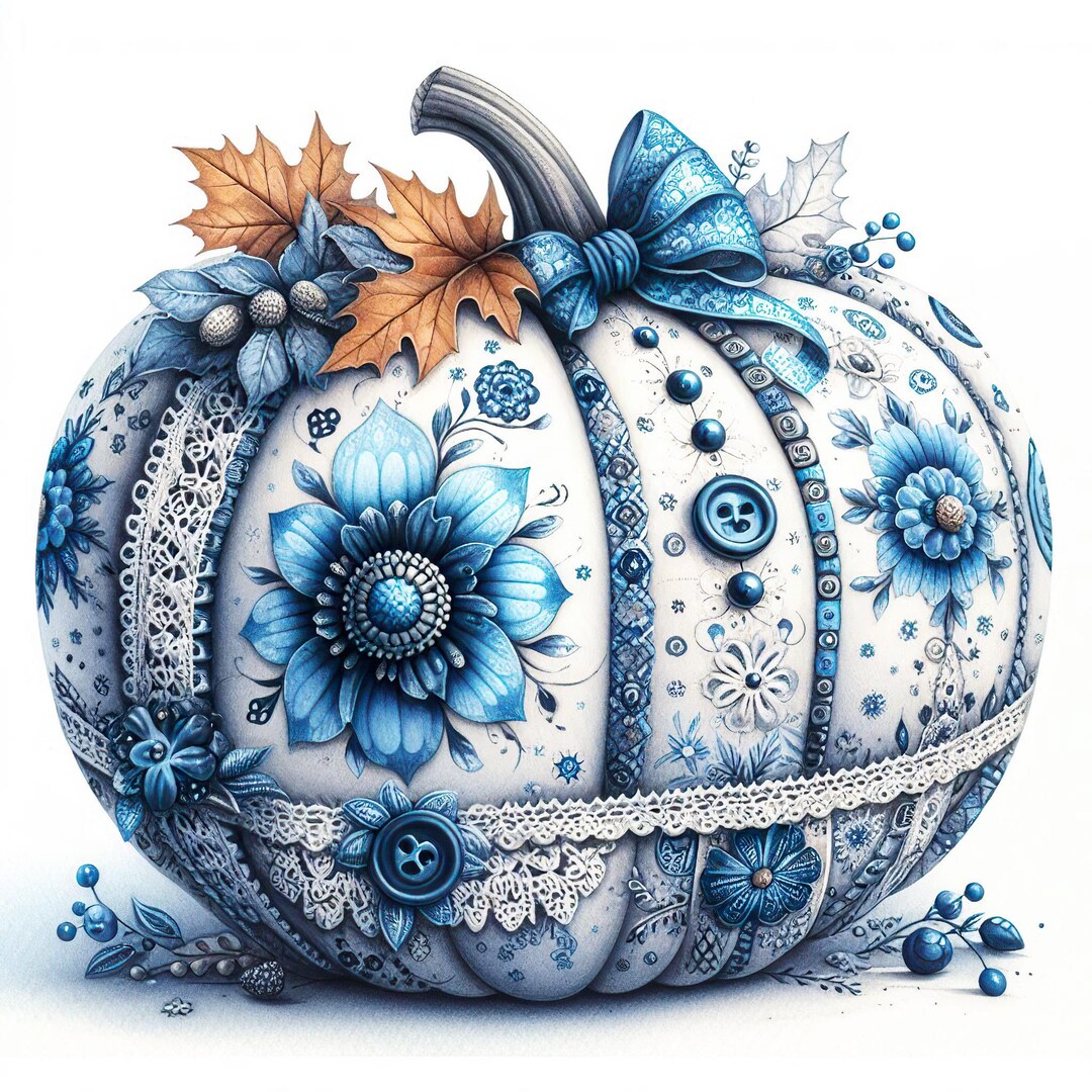 15 JPG Watercolor Pumpkin Clipart, Fall Harvest Illustration, Rustic ...