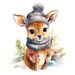 22 JPG Christmas Deer, Watercolor Animals, Watercolour Christmas ...