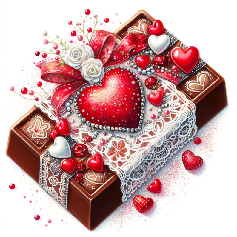 35 JPG Watercolor Baking Clipart, Candy Clipart, Valentines Clipart ...