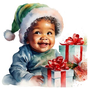 17 JPG Christmas Baby, Watercolor Baby Girl, Watercolour Christmas ...