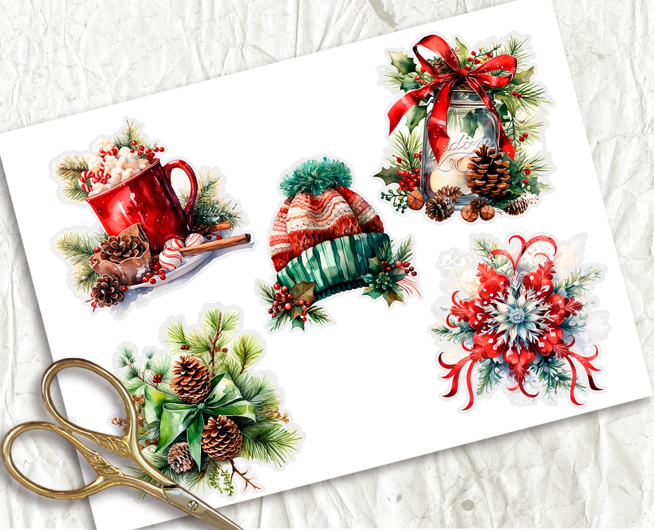 Junk Journal Digital, Junk Journal Kit, Scrapbook Paper, Digital Papers ...