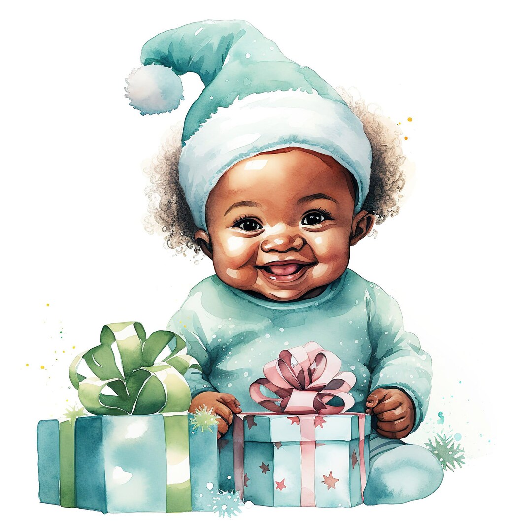 17 JPG Christmas Baby, Watercolor Baby Girl, Watercolour Christmas ...