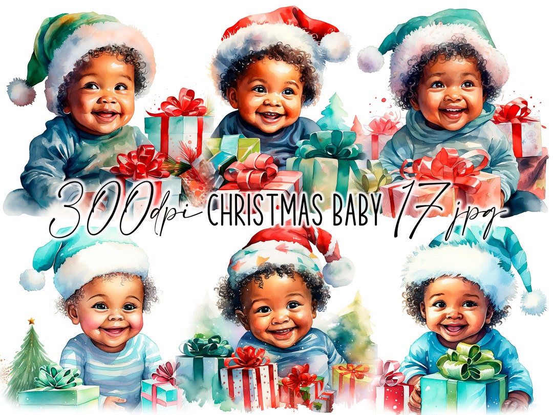17 JPG Christmas Baby, Watercolor Baby Girl, Watercolour Christmas ...