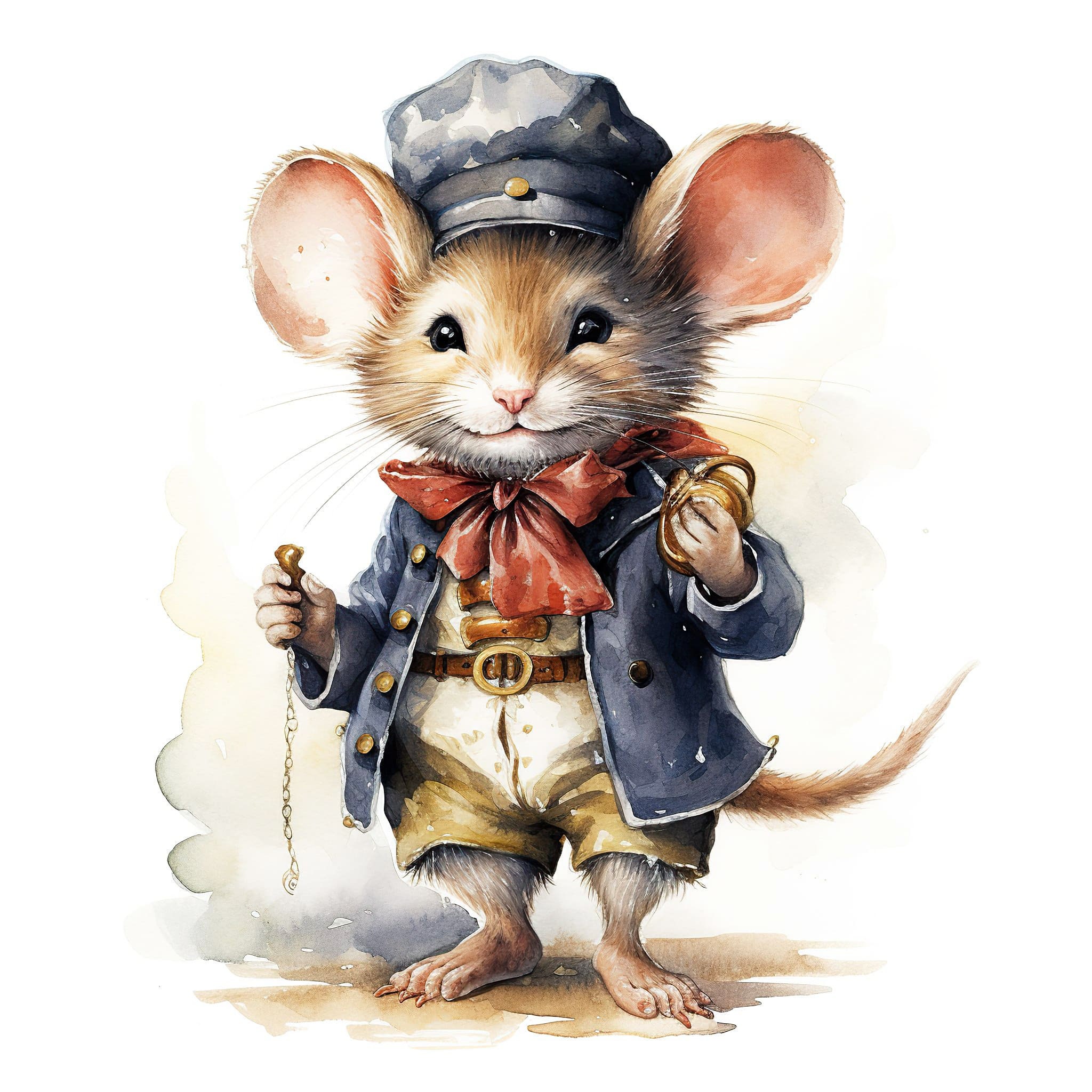 20 JPG Watercolour Mouse, Spring Clipart, Summer Clipart, Animal ...