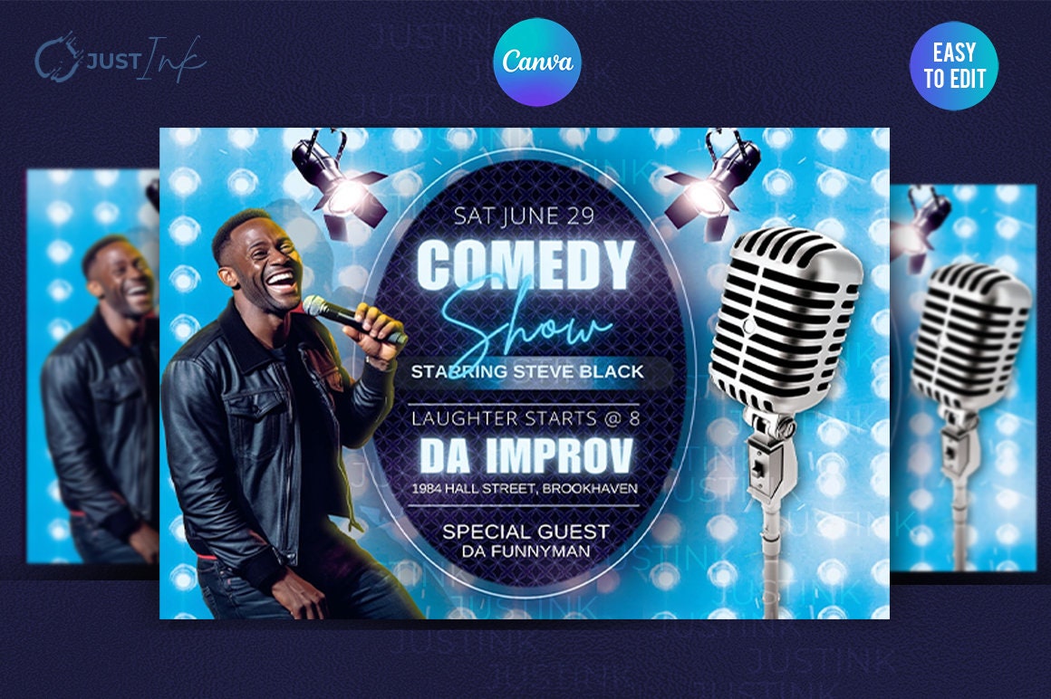 Comedy Show Flyer Template
