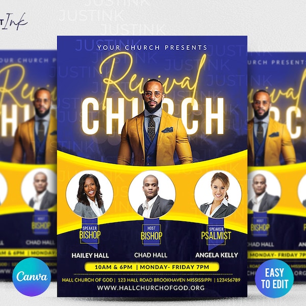 Revival Flyer - Etsy