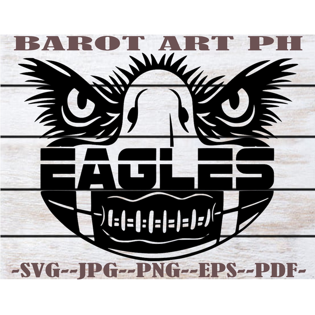 Eagles Football Svg Eagles Svg Mascot Eagle Svg Sports Cut - Etsy