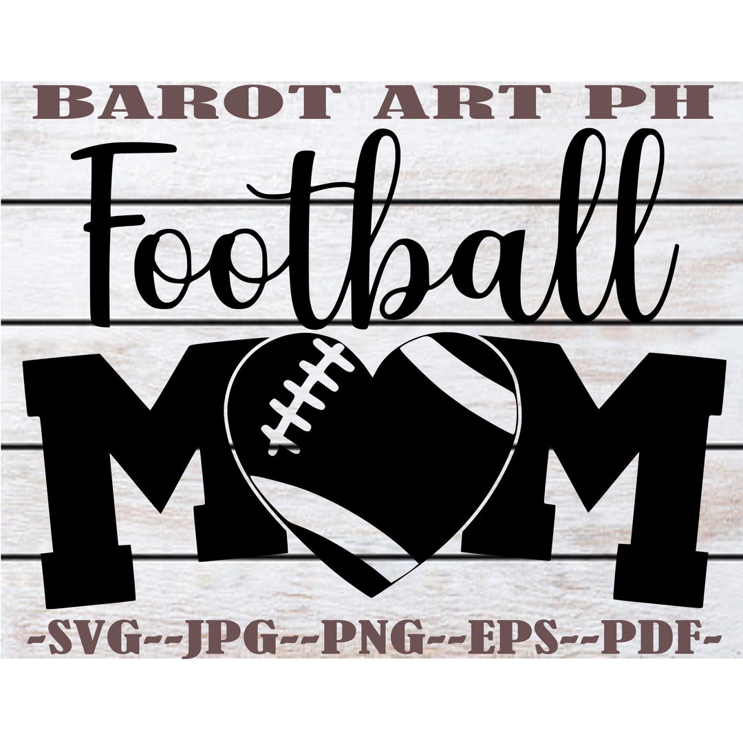 Football Mom Svg Football Mom Png Mom Svg Football Svg Etsy