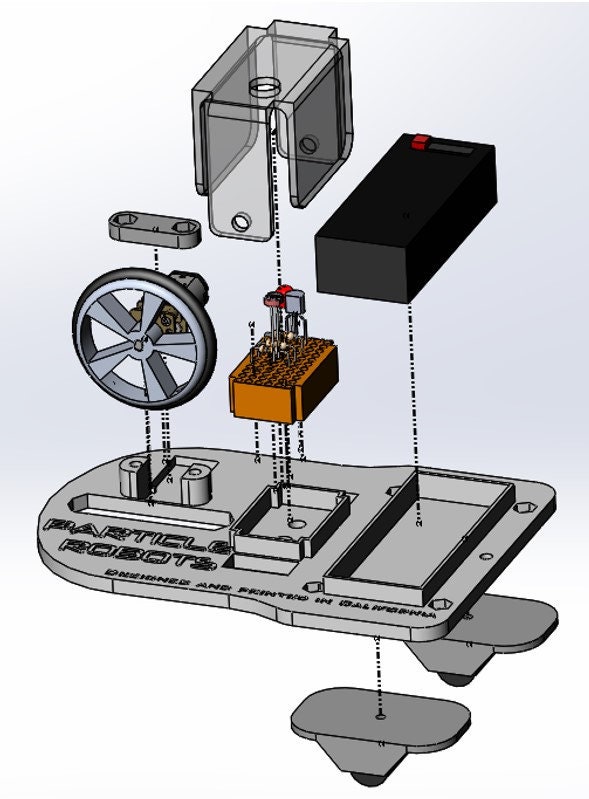 Flashbot Robot Build Kit for All Ages STEM Educational Motorized Robot ...