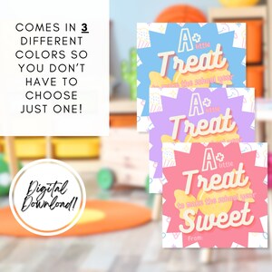 Printable Gift Tag, Back to School Treat Bag Tag, Digital Download, A ...