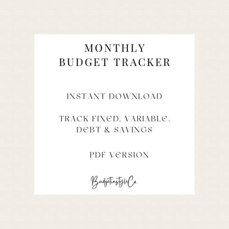 Monthly Budget Planner February digital - Etsy