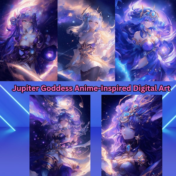 Anime Goddess Drawing - Etsy