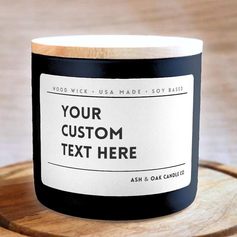 Custom Candle - Etsy