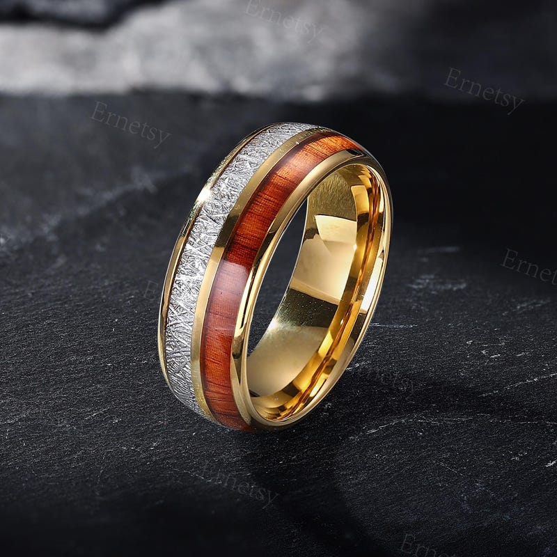 Wood Grain Ring - Etsy