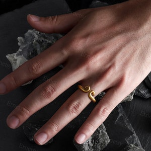 Custom Monkey King Ring | Sun Wukong Ring | Handcrafted Stackable Ring ...