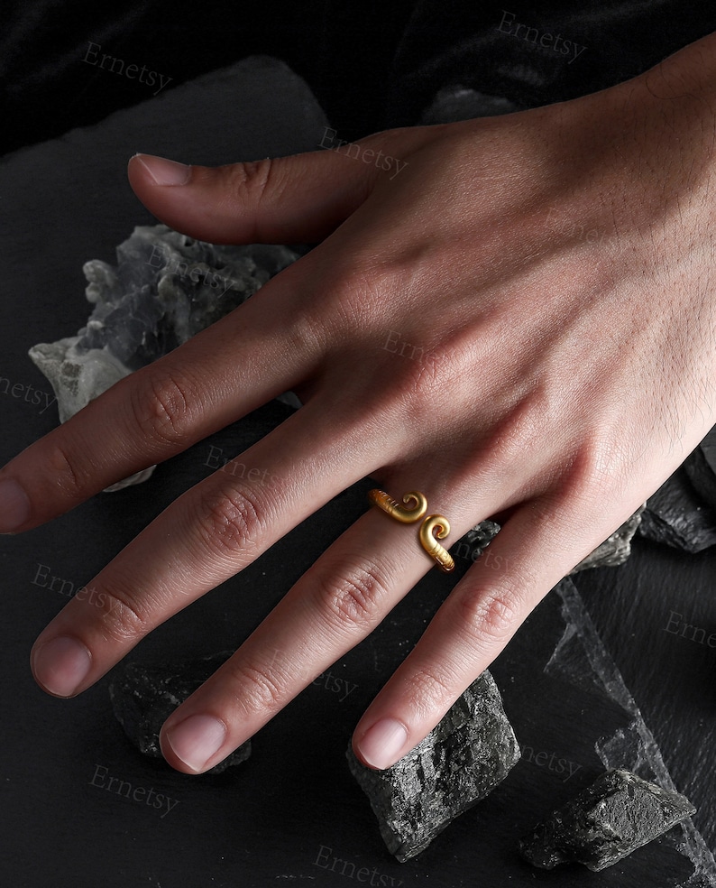 Custom Monkey King Ring Sun Wukong Ring Handcrafted Stackable Ring Men ...