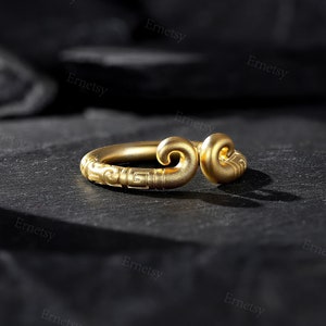 Custom Monkey King Ring | Sun Wukong Ring | Handcrafted Stackable Ring ...