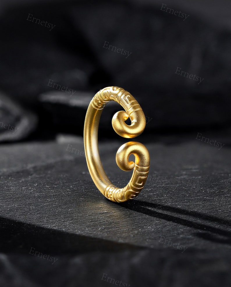 Custom Monkey King Ring Sun Wukong Ring Handcrafted Stackable Ring Men ...