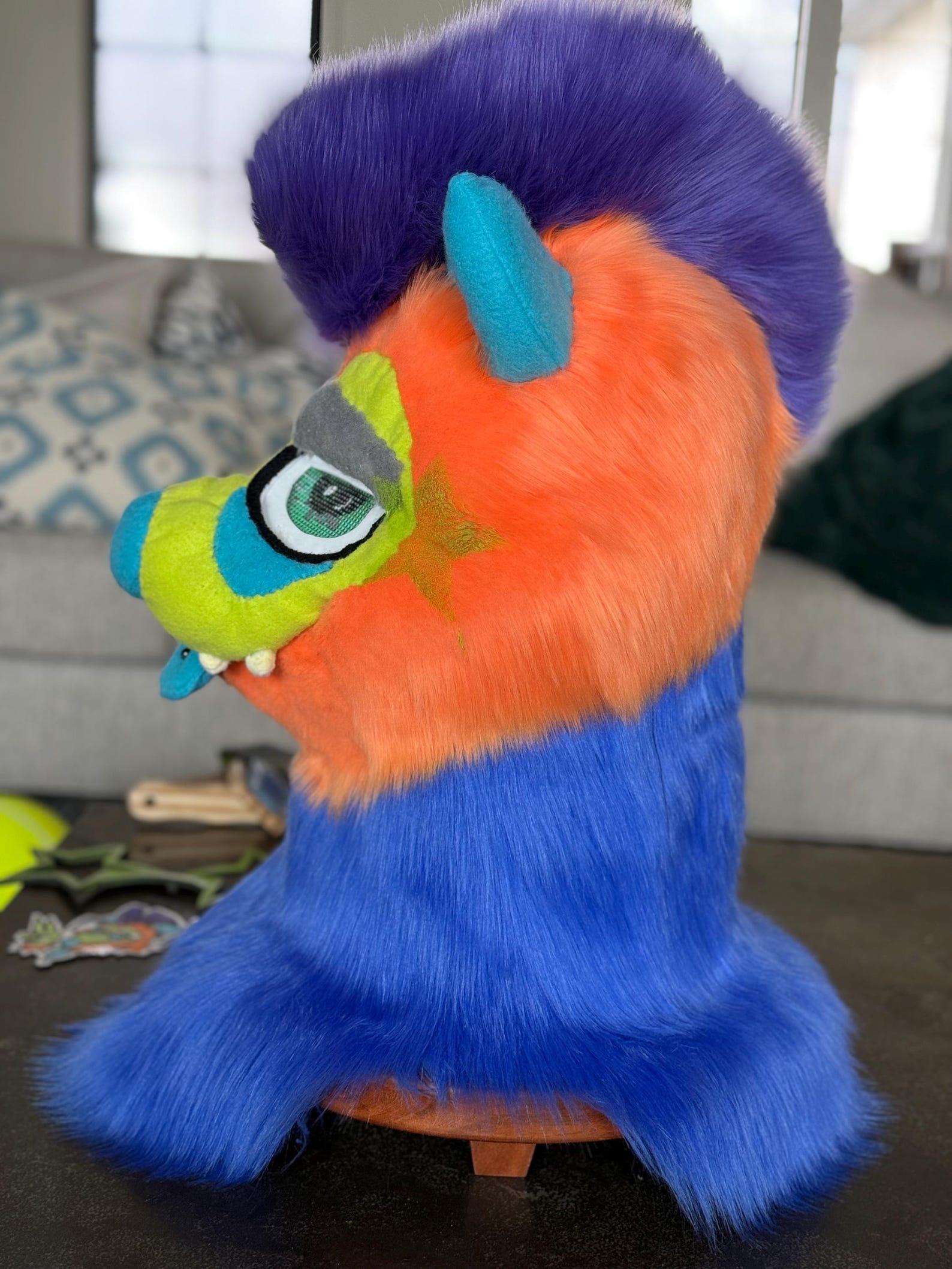 Sparkledog Opossum Fursuit , Comes With Character Rights . - Etsy