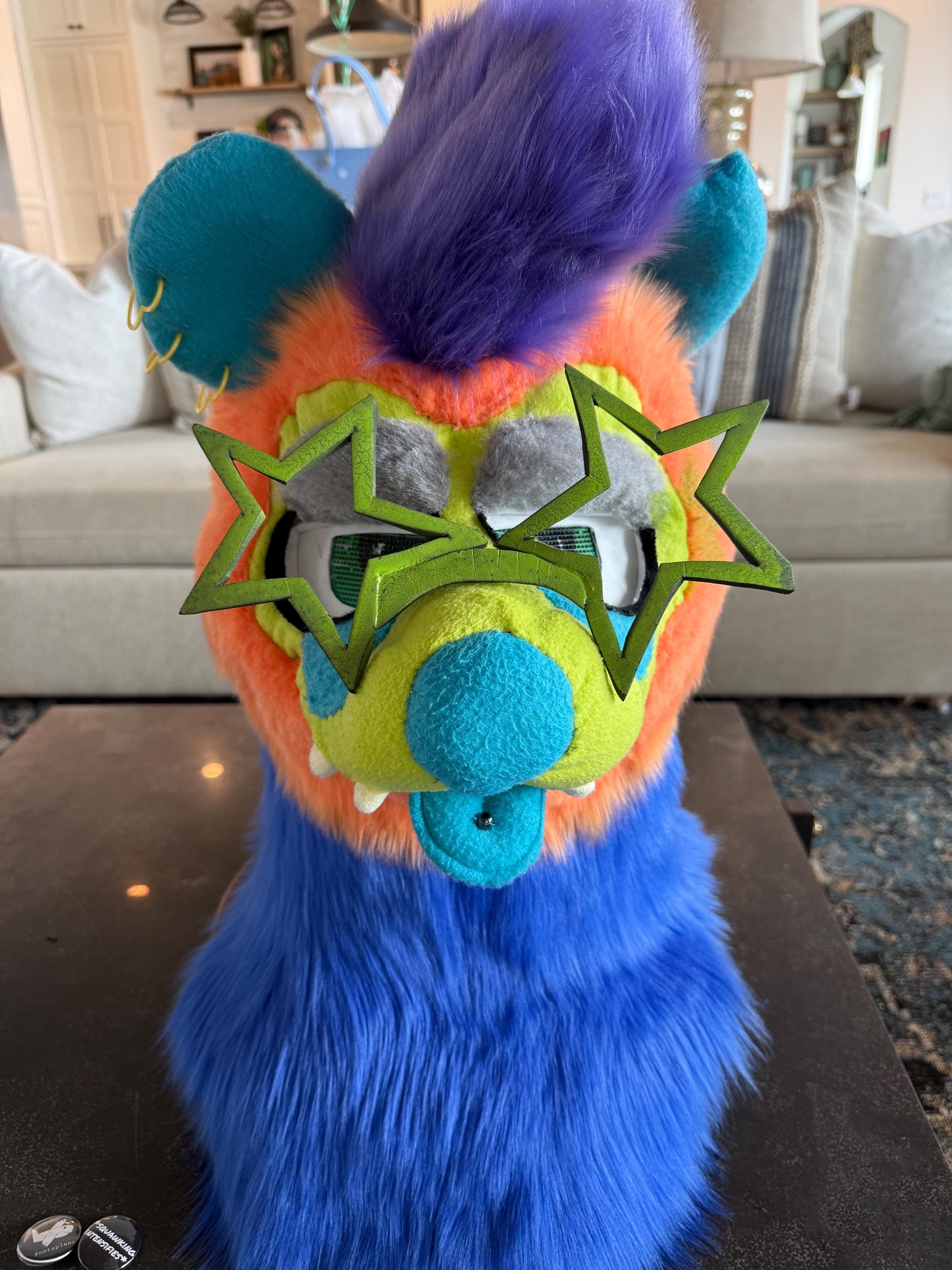 Sparkledog Opossum Fursuit , Comes With Character Rights . - Etsy