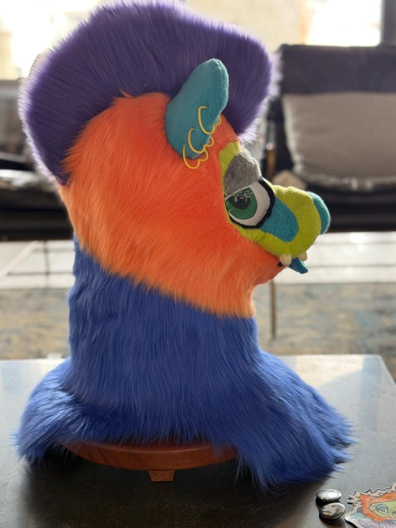 Sparkledog Opossum Fursuit , Comes With Character Rights . - Etsy