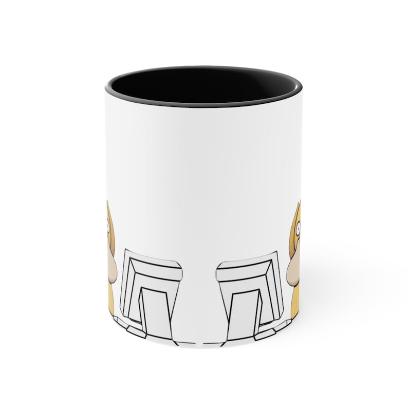 Stressed Psyduck Accent Coffee Mug, 11oz - Etsy