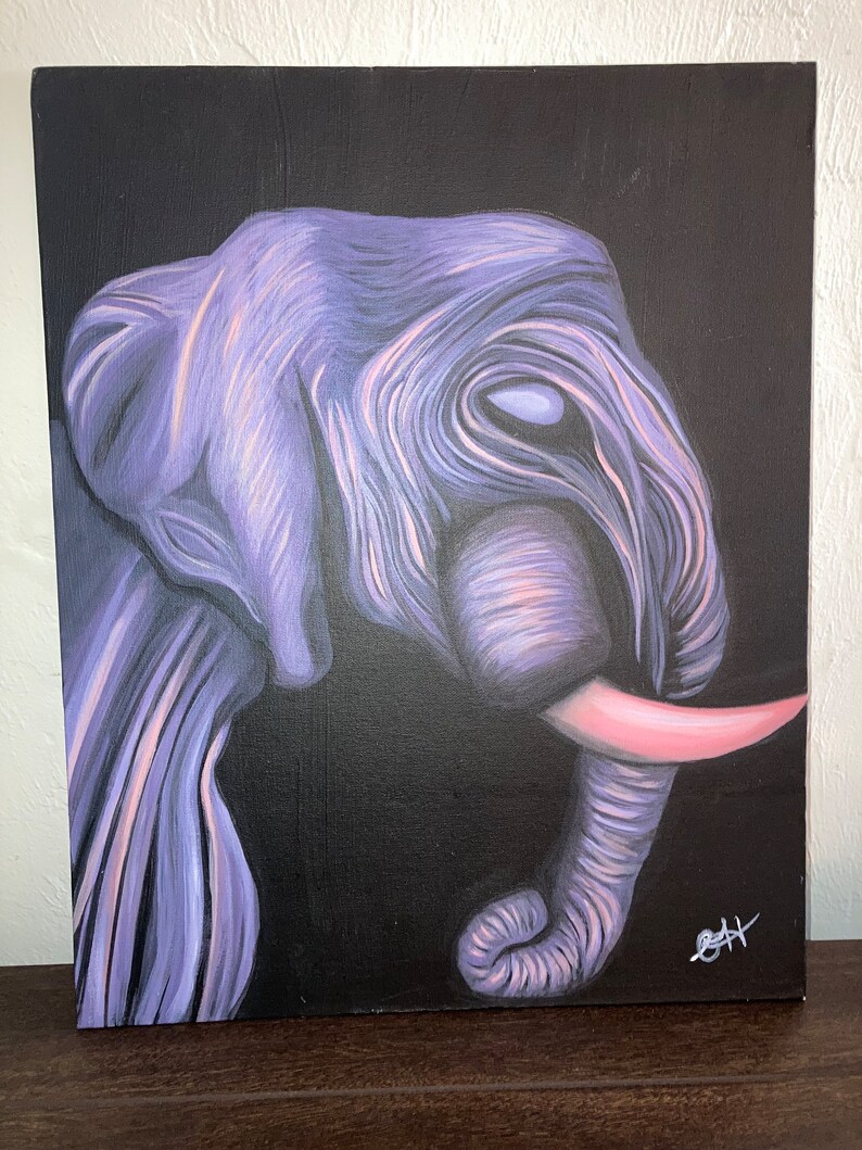 Pink Elephant - Etsy