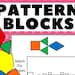Pattern Blocks Activity Cards Pattern Block Printables Tangram Activity ...
