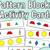 Pattern Blocks Activity Cards Pattern Block Printables Tangram Activity ...