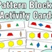 Pattern Blocks Activity Cards Pattern Block Printables Tangram Activity ...