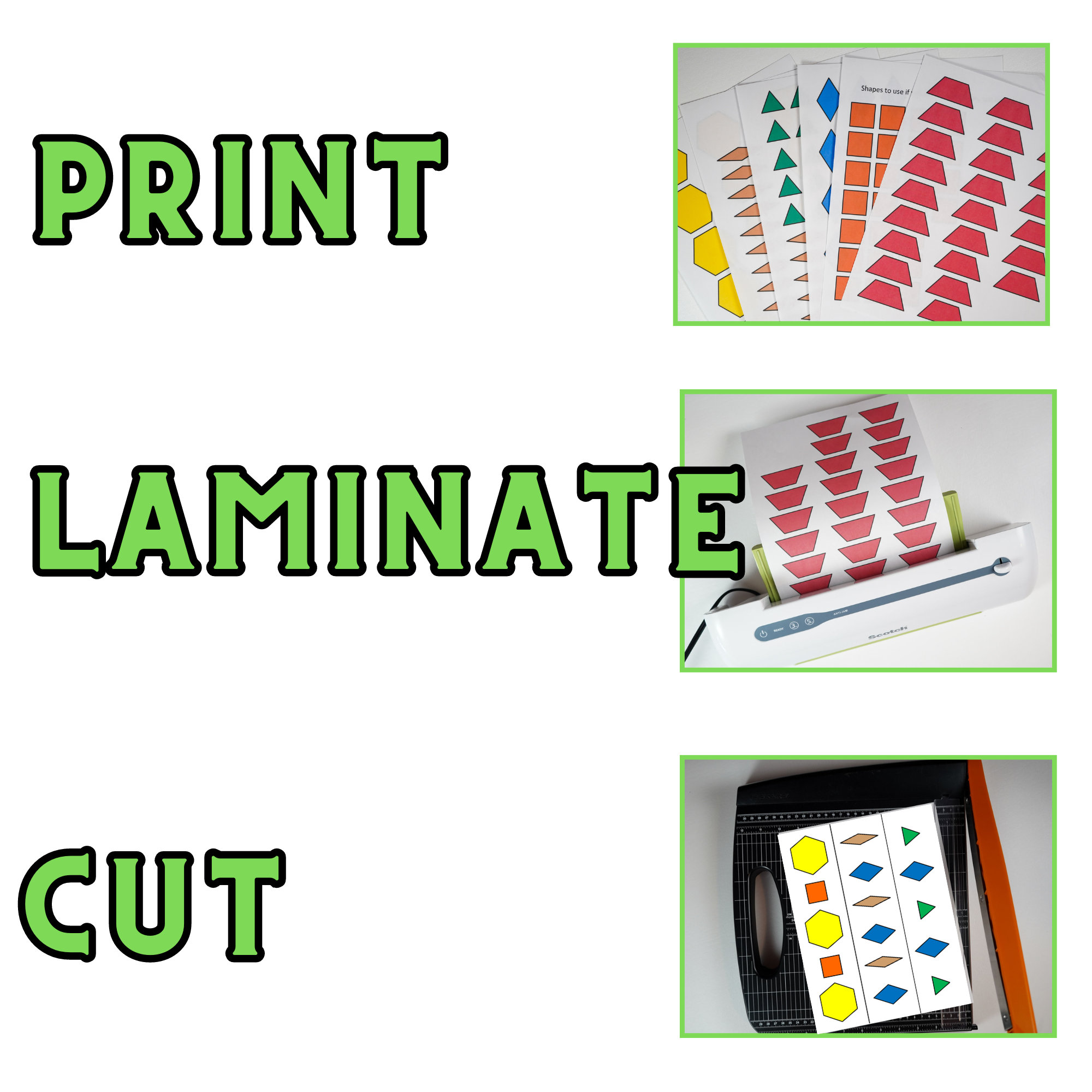 Pattern Blocks Printable Pattern Block Mats Task Card Activity - Etsy