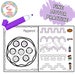 Tracing Worksheets, Printable Pizza Shop Center Tracing, Fine Motor ...