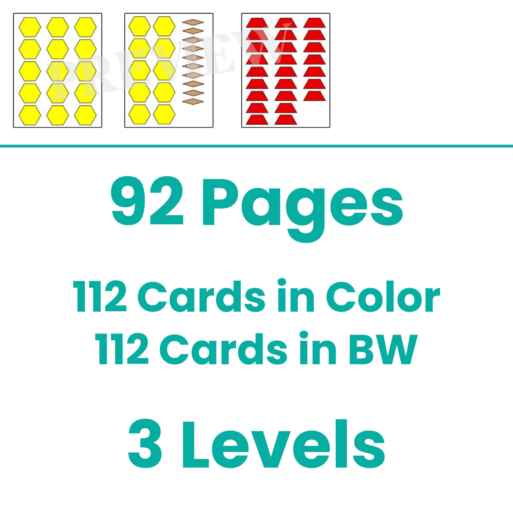 Pattern Blocks Activity Cards Pattern Block Printables Tangram Activity ...