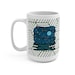 Nautical Coffee Tea Mug, Navigator Cup, Captain Sailing Gift, Geometric ...