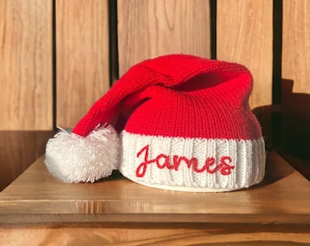 Personalized Santa Hat, Customized Santa Hats, Custom Christmas Hats ...