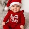 Christmas Outfit Baby Boy, Gingerbread Man, Knit Sweater Romper ...