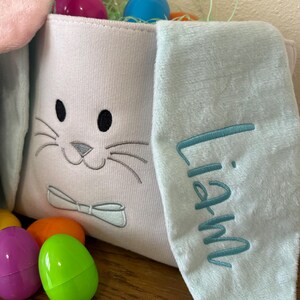 Personalized Embroidered Easter Basket Bag for Boys and Girls - Etsy